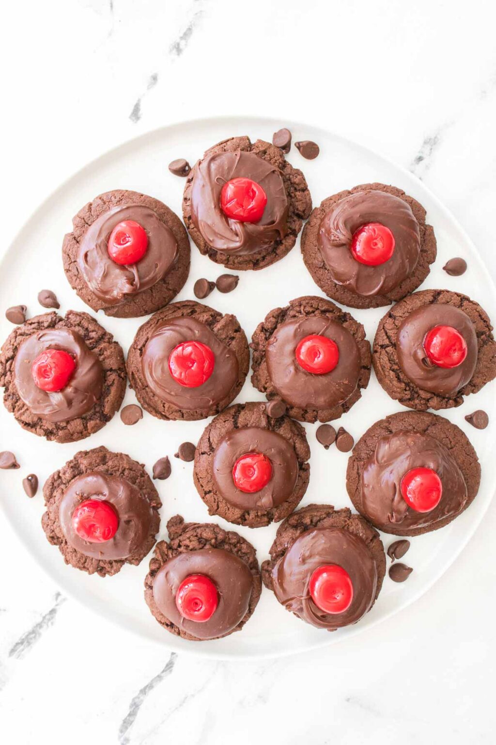 Chocolate Cherry Cookies Recipe