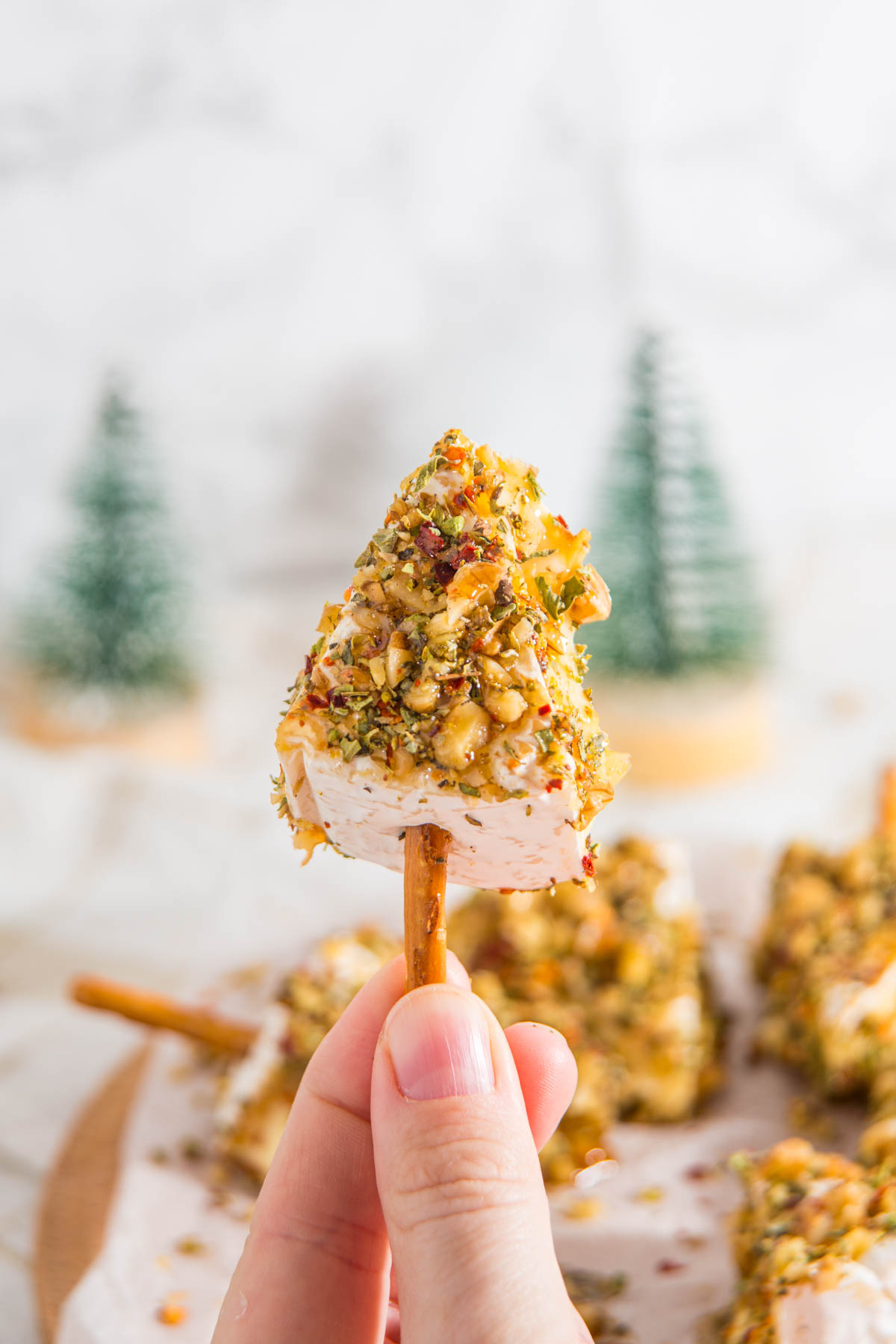 Christmas Cheese Trees (Easy Appetizer)