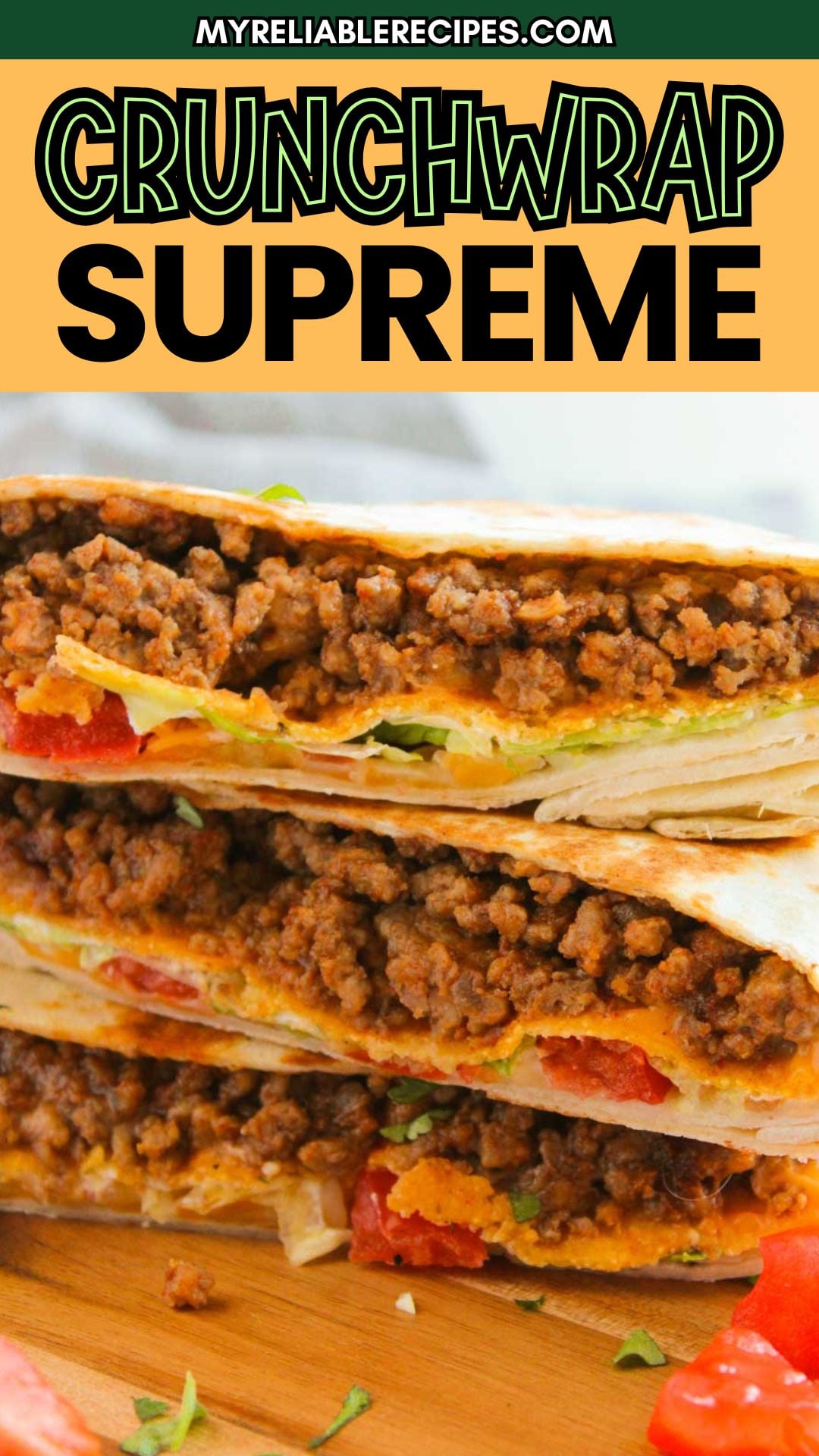 Homemade Crunchwrap Supreme Recipe - My Reliable Recipes