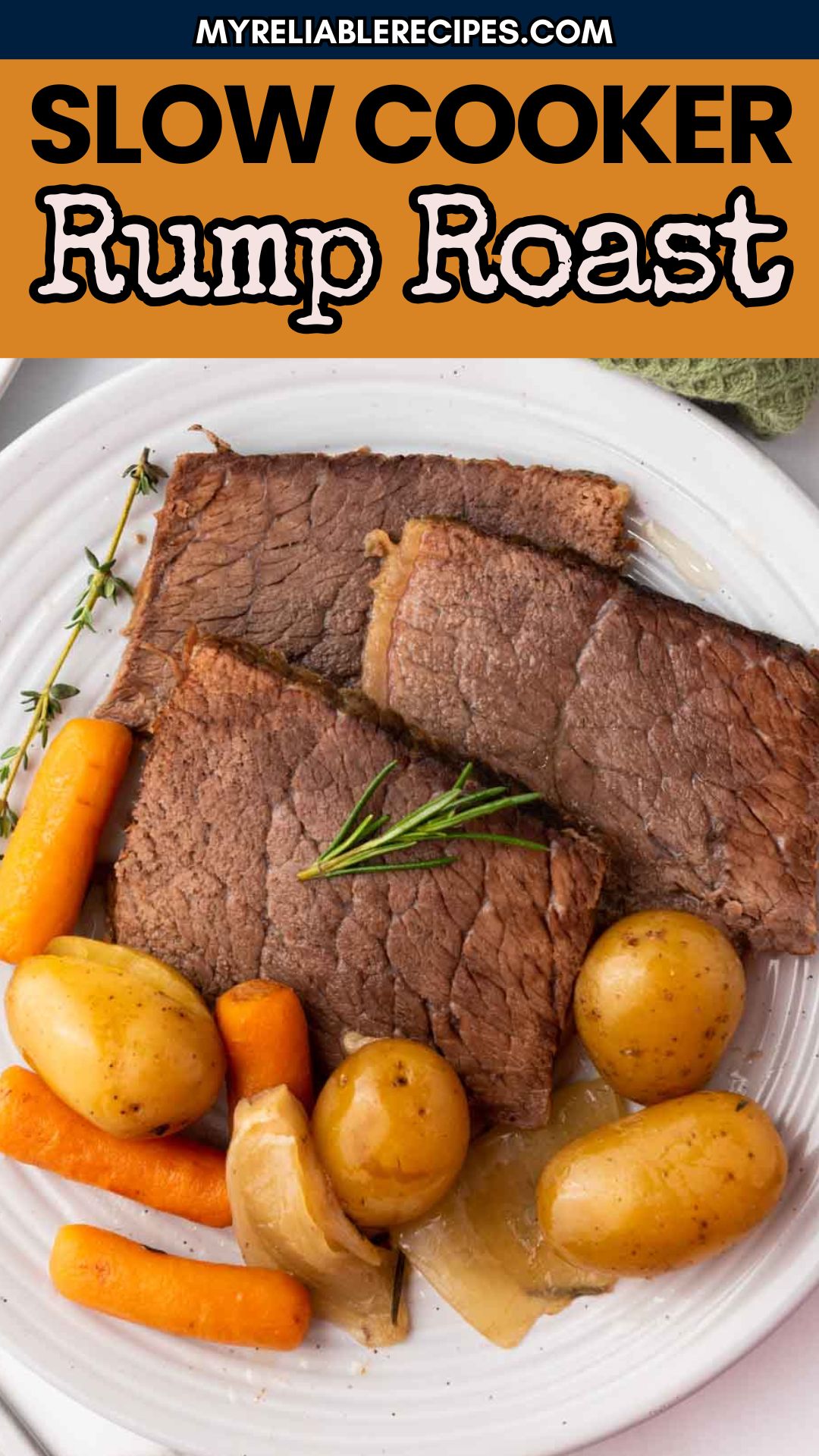 Slow Cooker Rump Roast - My Reliable Recipes