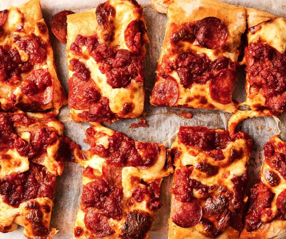 Easy Homemade Detroit Style Pizza Recipe - My Reliable Recipes
